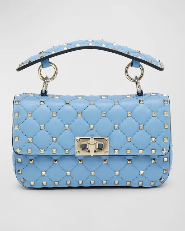 Valentino Garavani Small Rockstud Quilted Leather Shoulder Bag